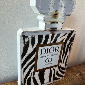 None | Accents | Luxury Perfume Bottle Home Decor With Zebra Print ...
